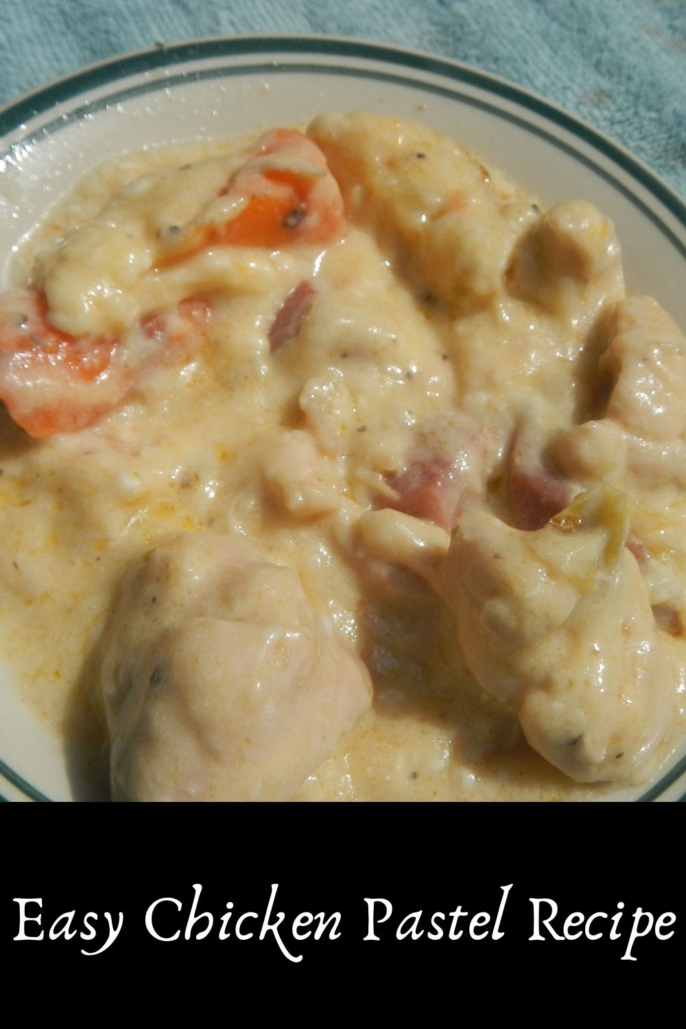 Easy Chicken Pastel Recipe (A traditional savory casserole dish)