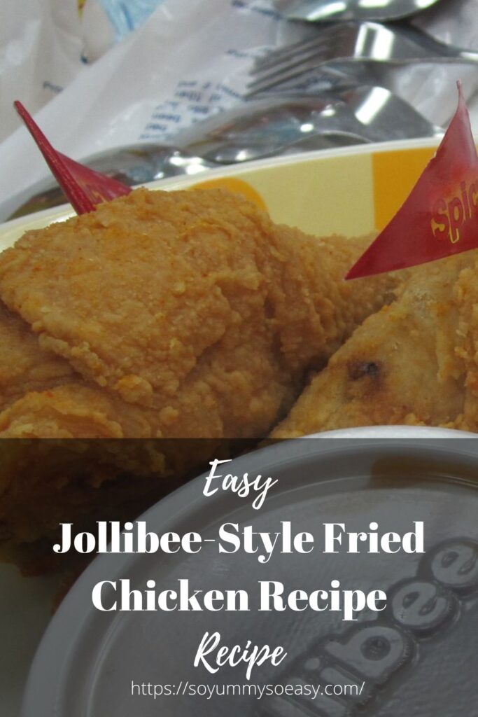 Jollibee-Style Fried Chicken Recipe (Chickenjoy Copycat)