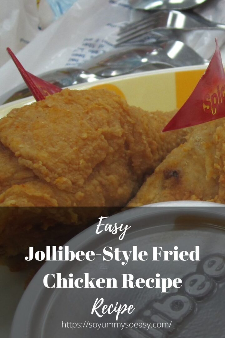 Jollibee-Style Fried Chicken Recipe (Chickenjoy Copycat)