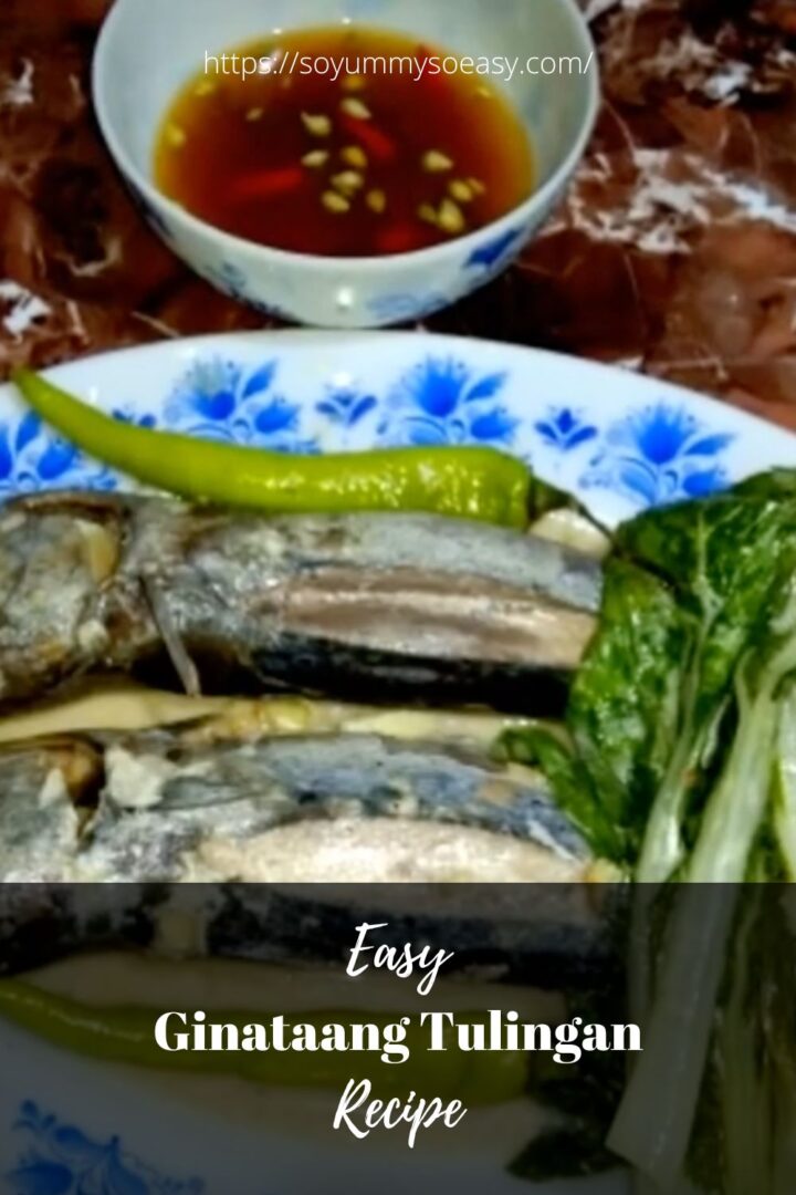 Easy Ginataang Tulingan Recipe