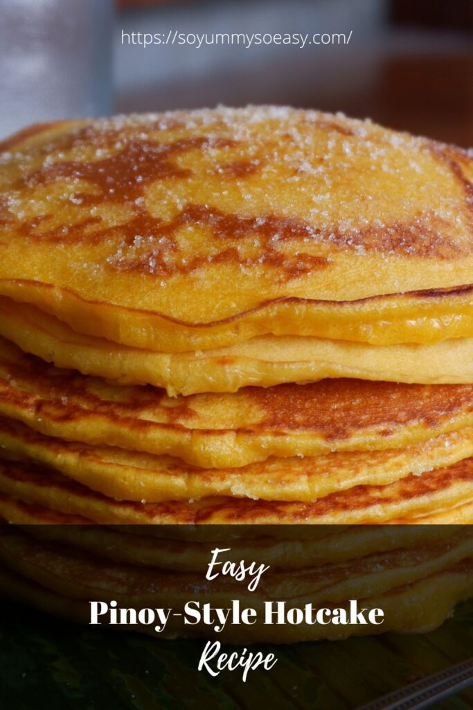 Easy Pinoy-Style Hotcake Recipe