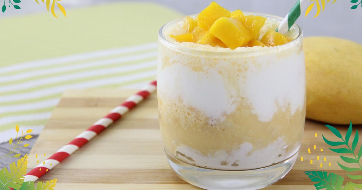 Mango Delight Milk Shake Recipe