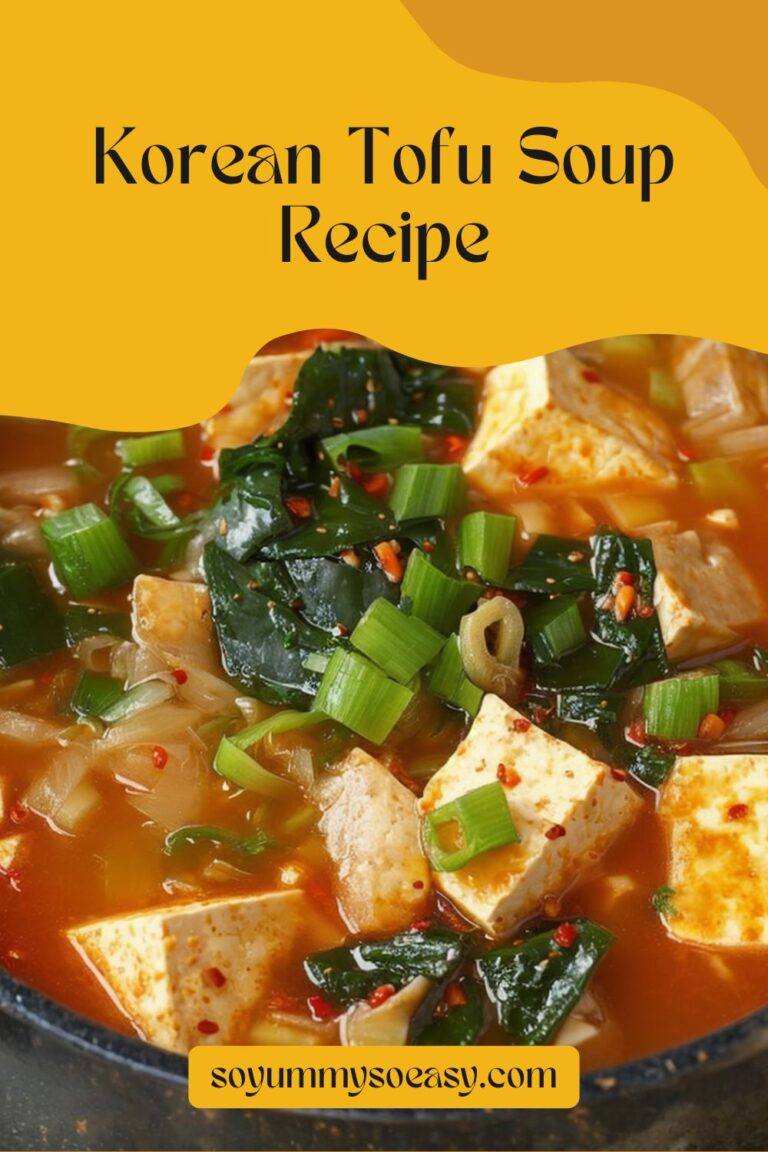 Korean Tofu Soup Recipe – Simple & Delicious