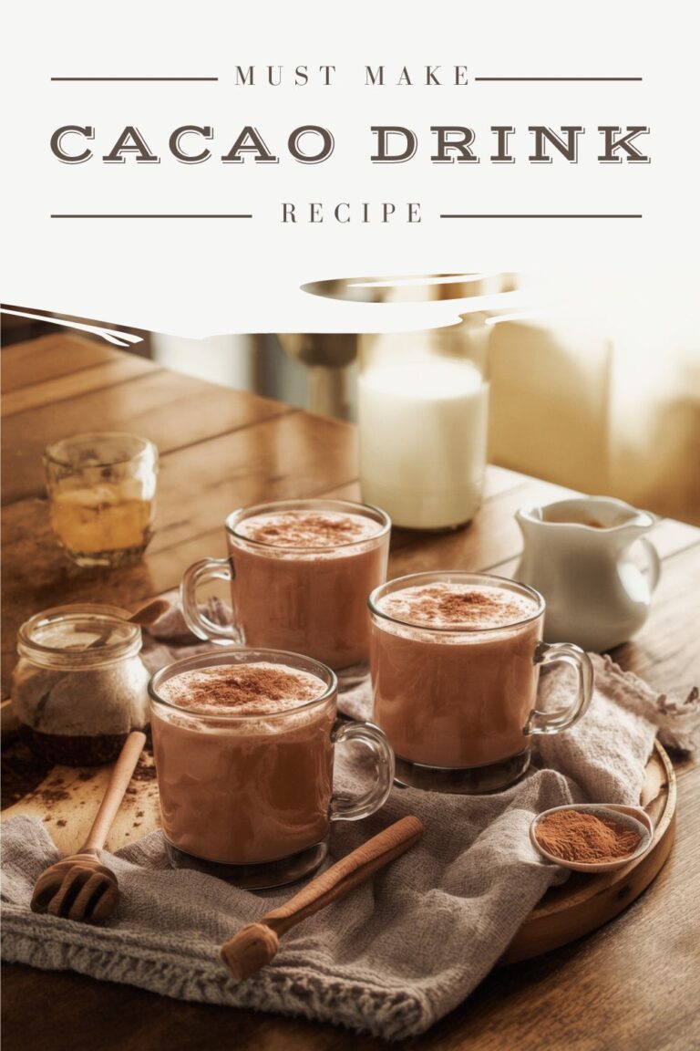 Cacao Drink Recipe – Rich, Creamy, and Easy to Make